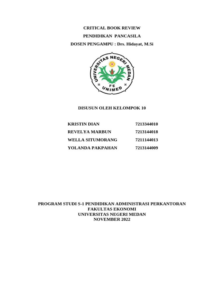 CBR Pend. Pancasila - Revelya M | PDF