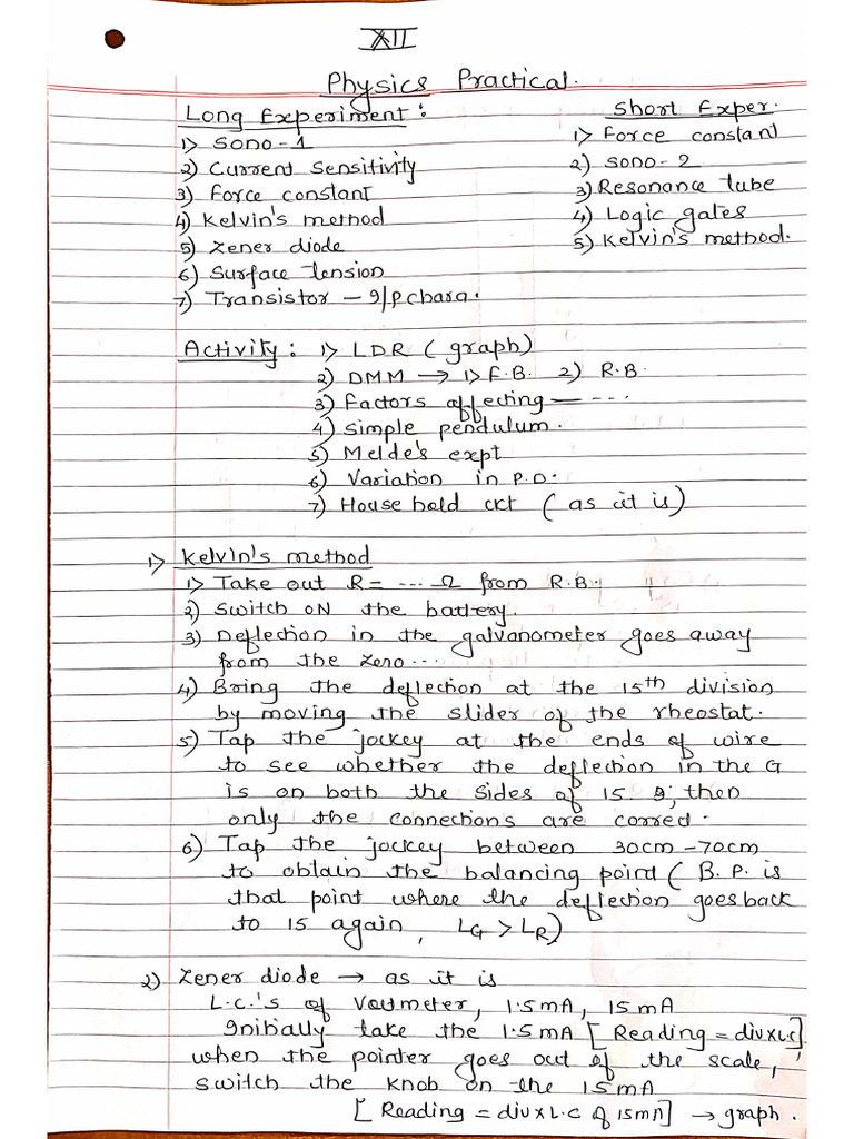 12th Physics Practical 25 | PDF