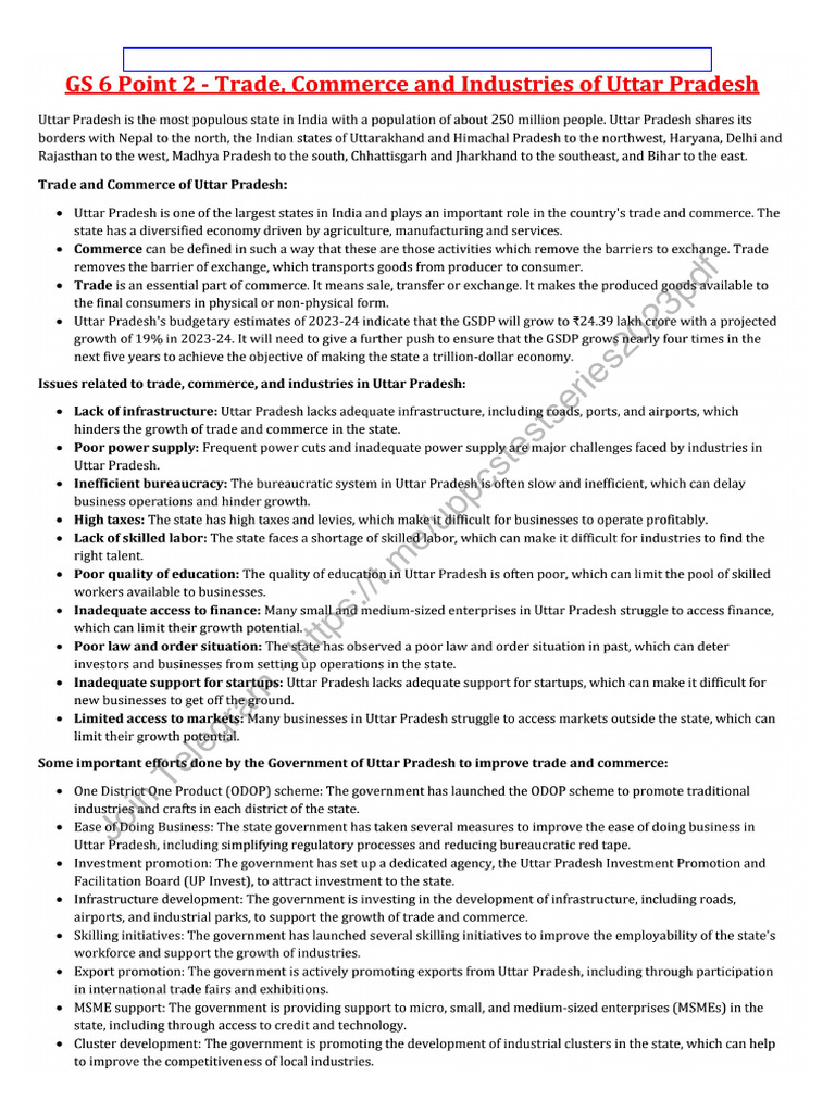 GS Paper 6 Point 2 (English) | PDF