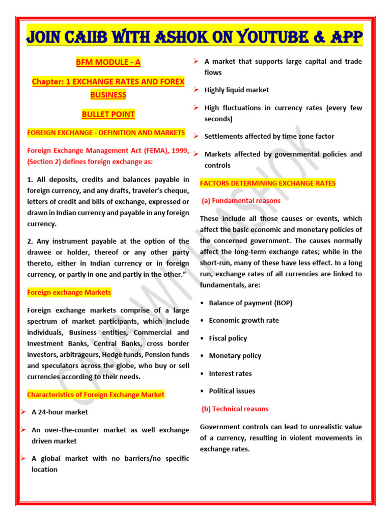 BFM Module A Bullet Point | PDF | Derivative (Finance) | Futures Contract