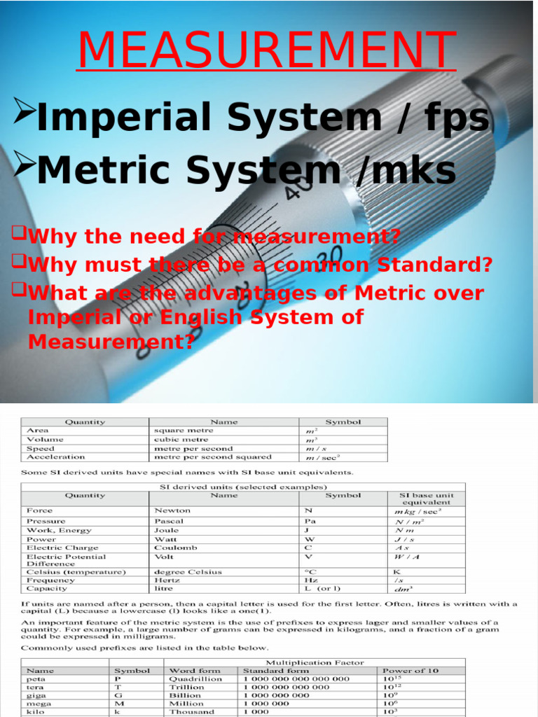 MEASUREMENT | PDF | Weight | Measurement
