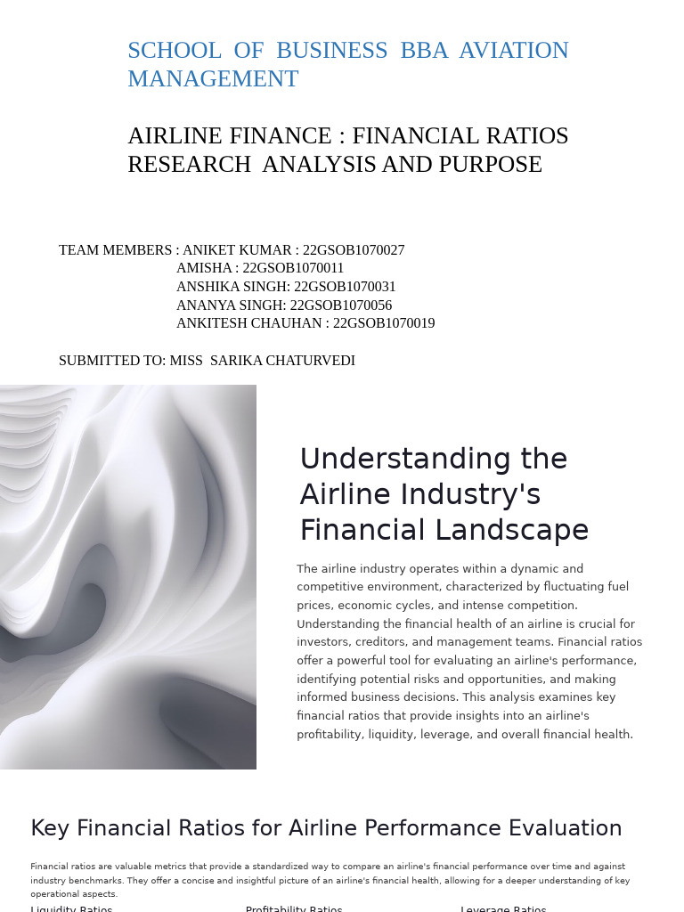 Airline-Finance | PDF | Budget | Airlines