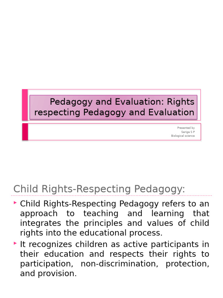 Pedagogy and Evaluation | PDF | Educational Assessment | Pedagogy