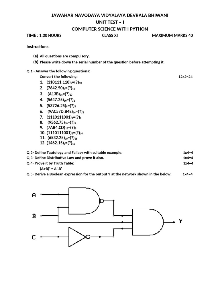 11th SC UT 1 Python 2022-23 | PDF