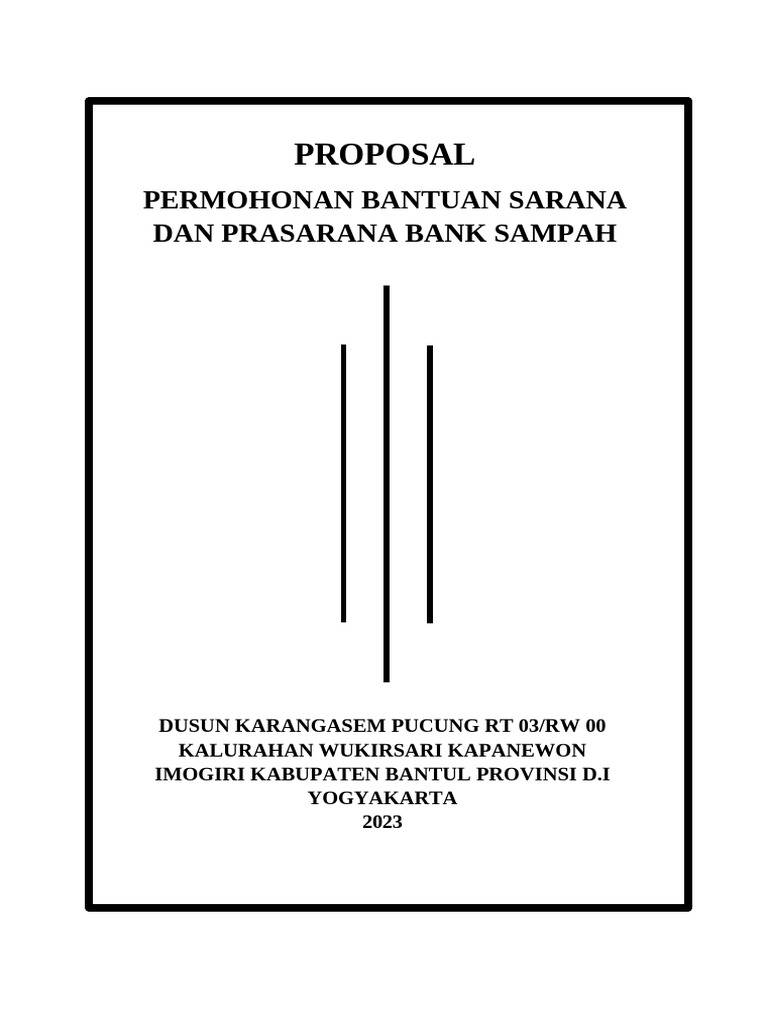 Contoh-Proposal-DLH | PDF