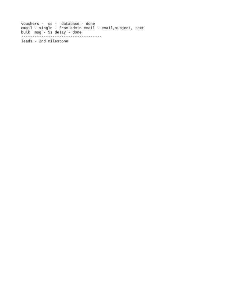 Vouchers Ss Database | PDF