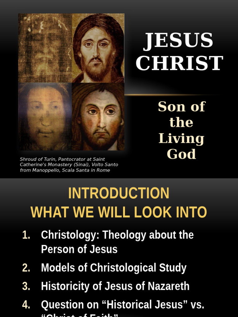 Understanding Christology and Jesus' Historicity | PDF | Christology ...