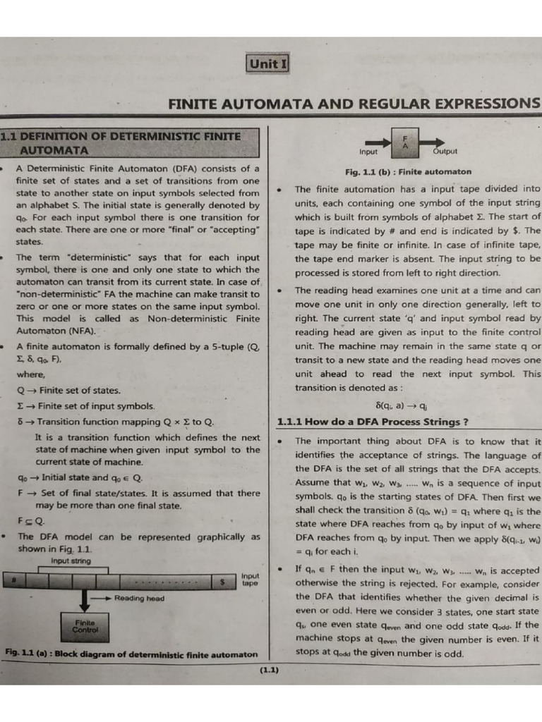 Toc Unit 1 Dbatu Book | PDF