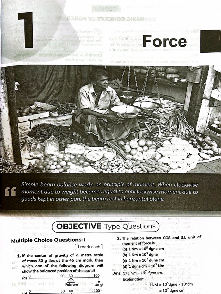 ICSE X PHYSICS (FORCE )( case study ques | PDF