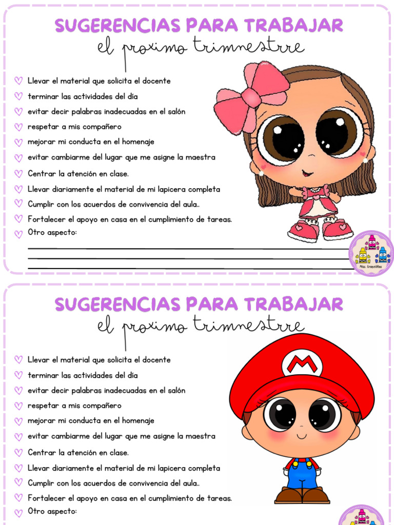 Sugerencias mis crAYOLITAS | PDF