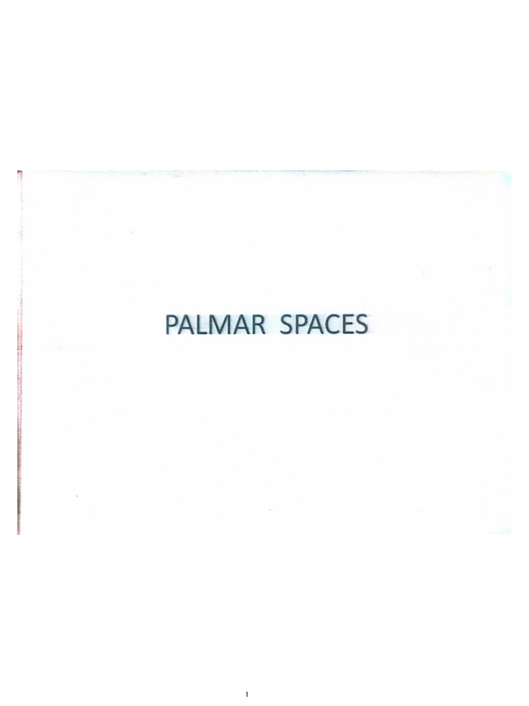 Palmer Spaces ANATOMY | PDF