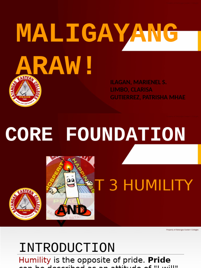 Humility | PDF | Humility