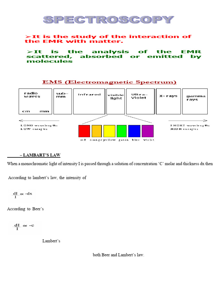 Spectros | PDF
