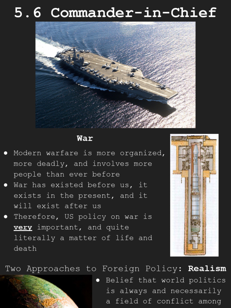 U.S. Foreign Policy: Realism vs. Idealism | PDF | Diplomacy | Foreign ...