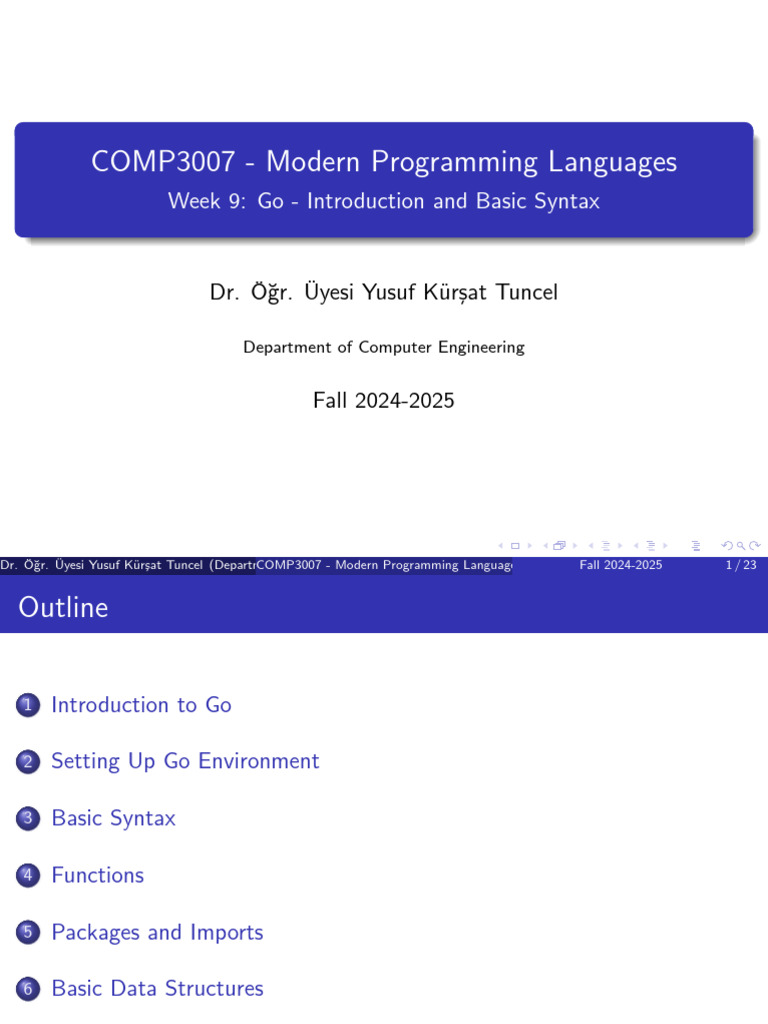 COMP3007 Modern Programming Languages | PDF | Integer (Computer Science) | Data Type
