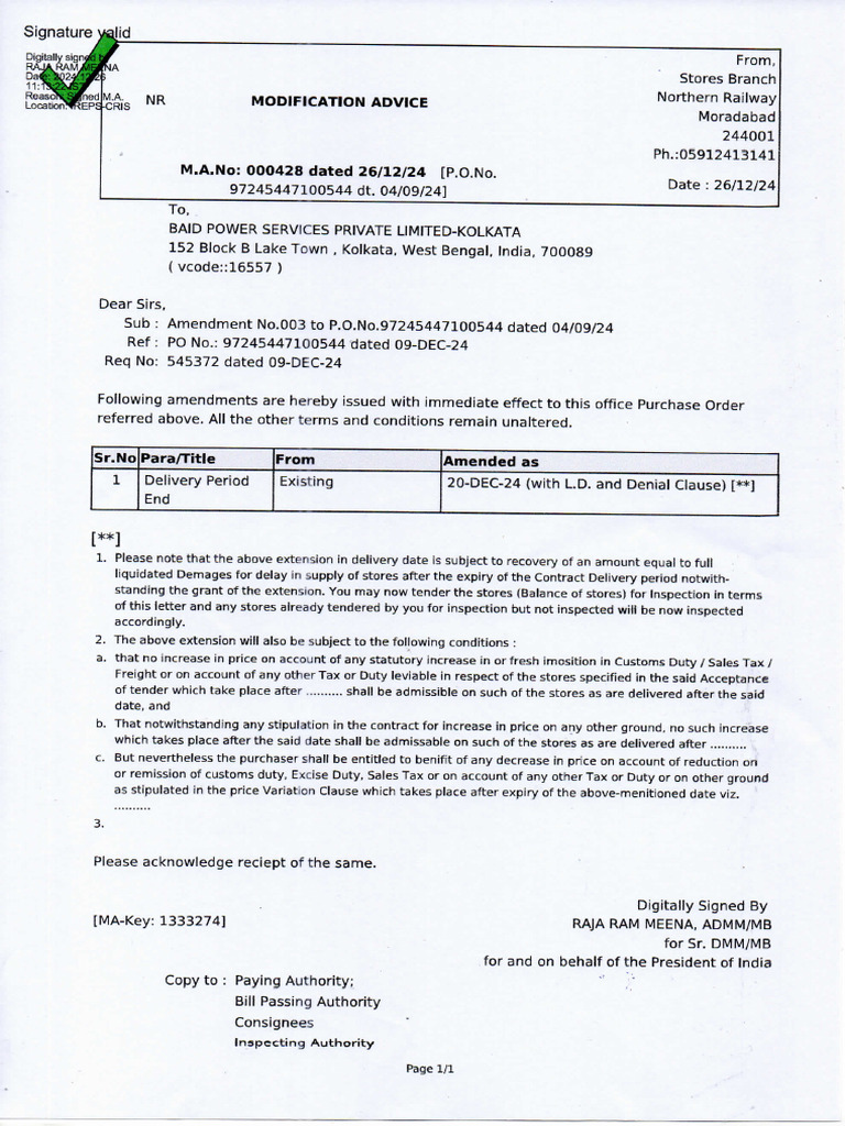 Modification Advice | PDF