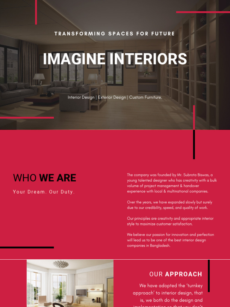 Interior Design Company Profile Example | PDF