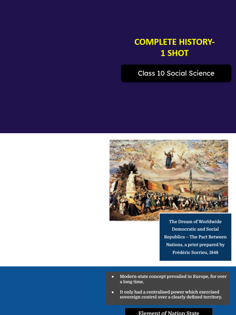 Complete History Class 10 | PDF | Mahatma Gandhi | Kingdom Of Prussia