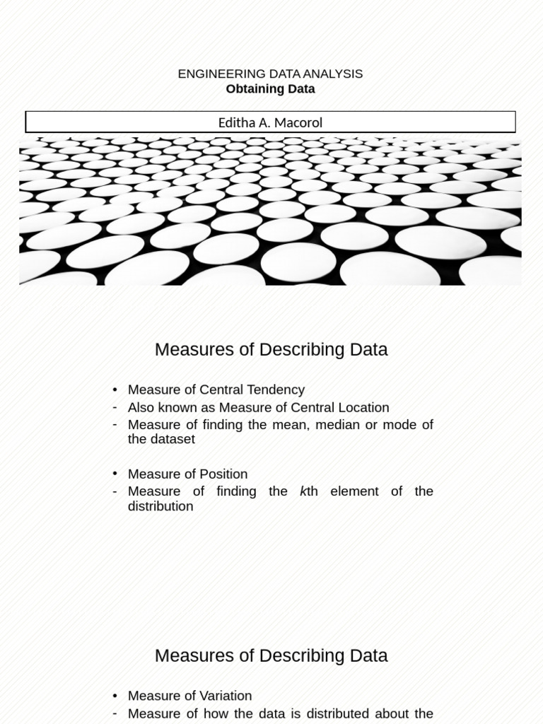 EDA W3 Obtaining-Data | PDF | Skewness | Variance