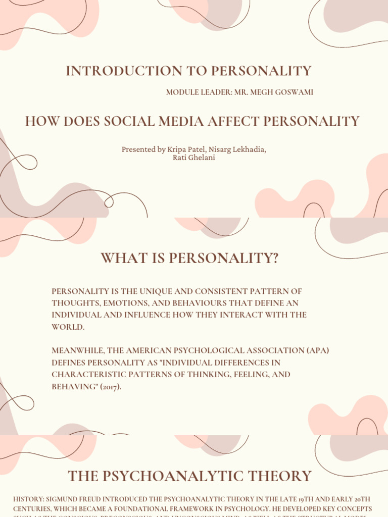 Introduction To Personality Presentation Final | PDF | Psychoanalysis ...
