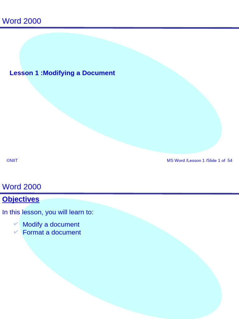 01_Lesson 1 Ms word | PDF | Microsoft Word | Window (Computing)