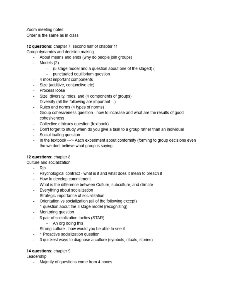 FINAL EXAM INFO (1) | PDF | Stress (Biology) | Occupational Burnout