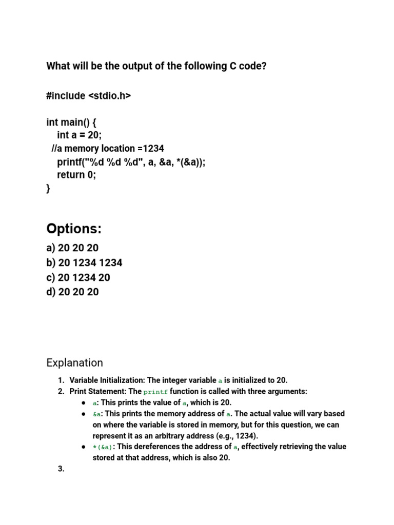 Pointers Pseudocodes - 3 | PDF