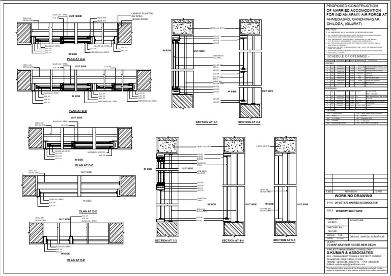 DG MAP_OR_WINDOW PLAN & SECTION | PDF
