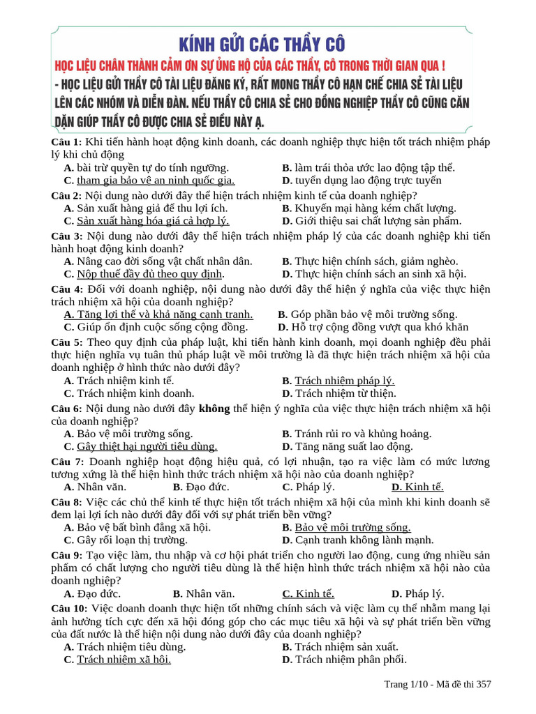 4 - KNTT - K12 - Bài 6 - Trách nhiệm xã hội của doanh nghiệp | PDF