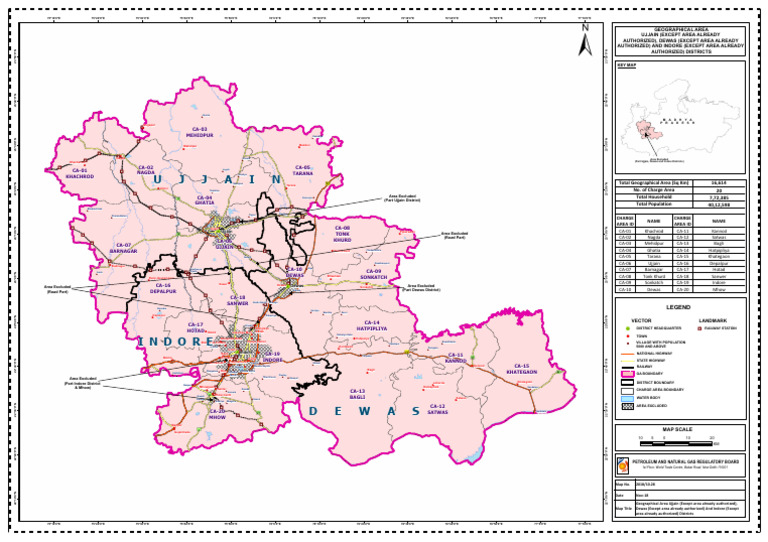 Ga-10.28 Ujjain, Dewas and Indore Districts | PDF