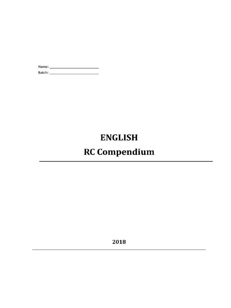 RC Compendium | PDF