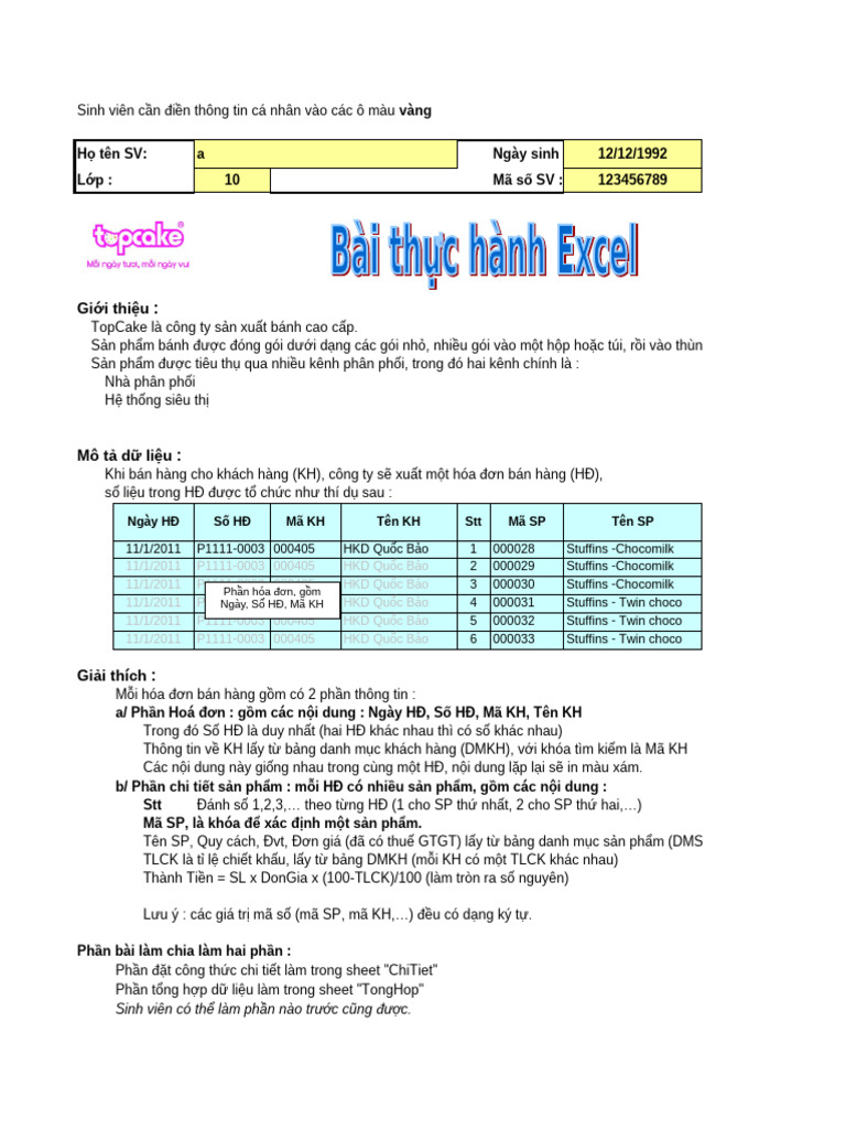 BT-Excel XN Banh | PDF