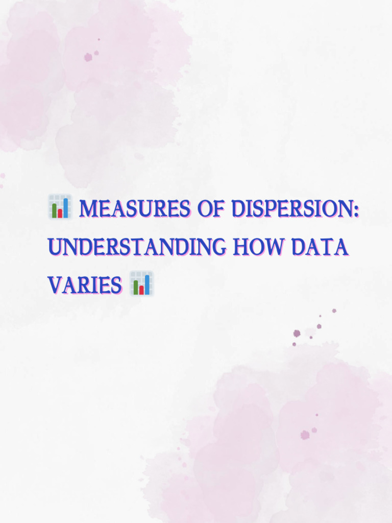 Measures of Dispersion 1735636672 | PDF