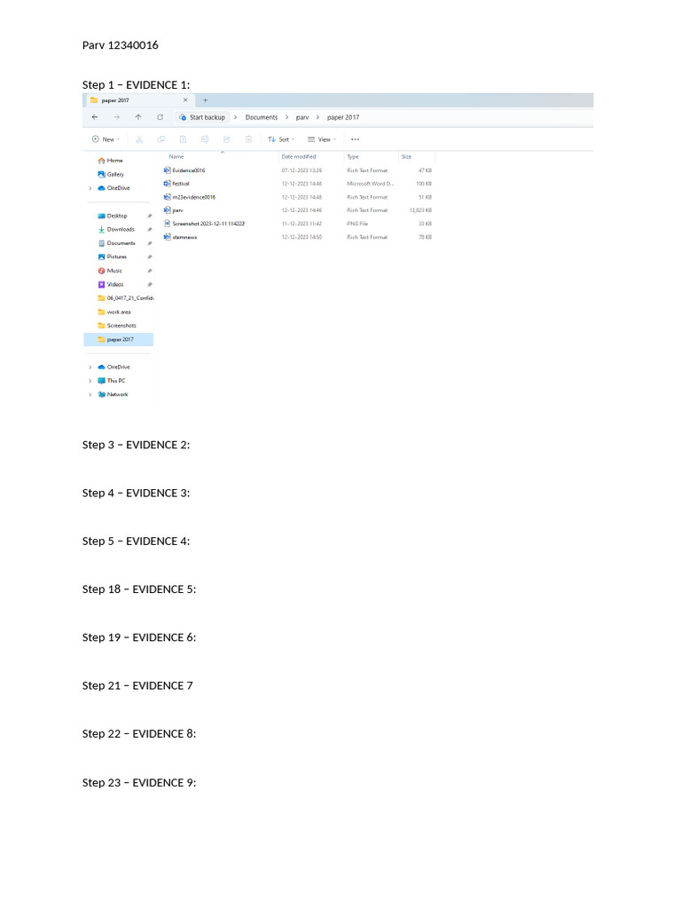 M 23 Evidence 0016 | PDF