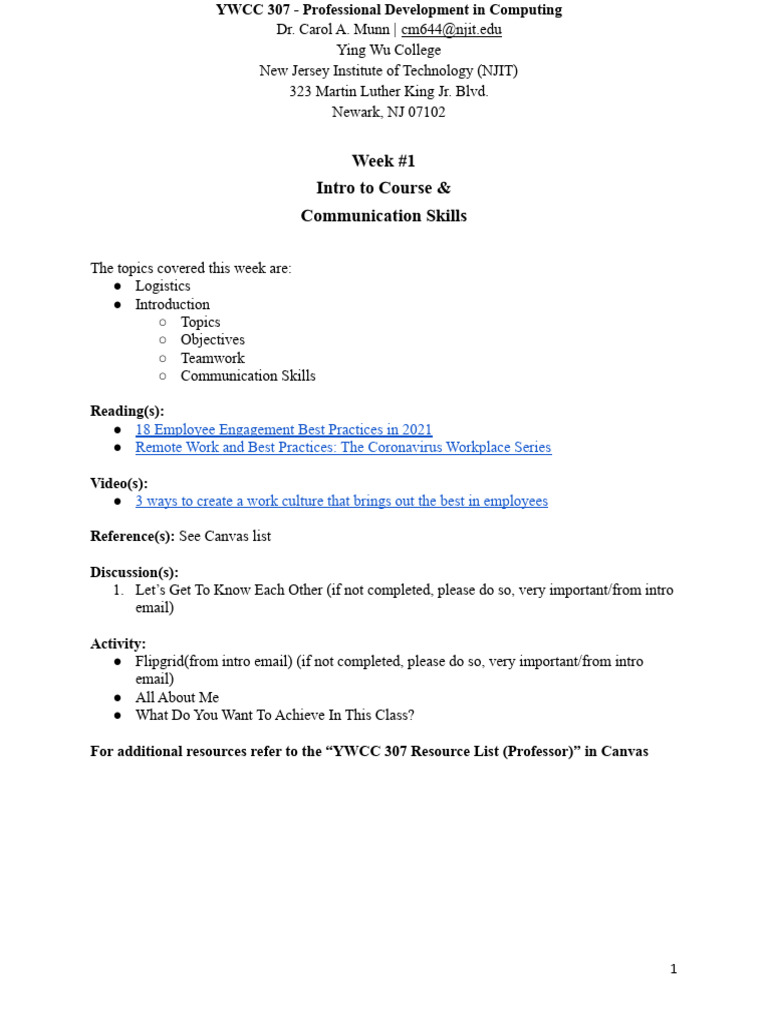 Professional Development in Computing | PDF