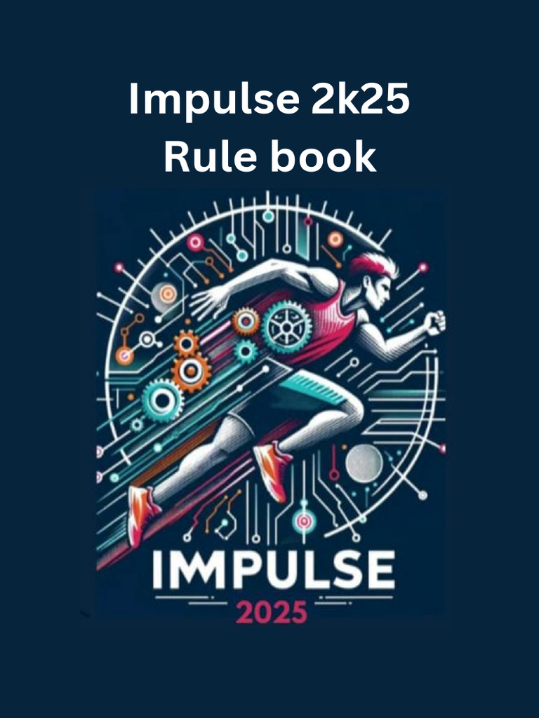 Impulse 2k25 Rule Book | PDF | Referee | Sports