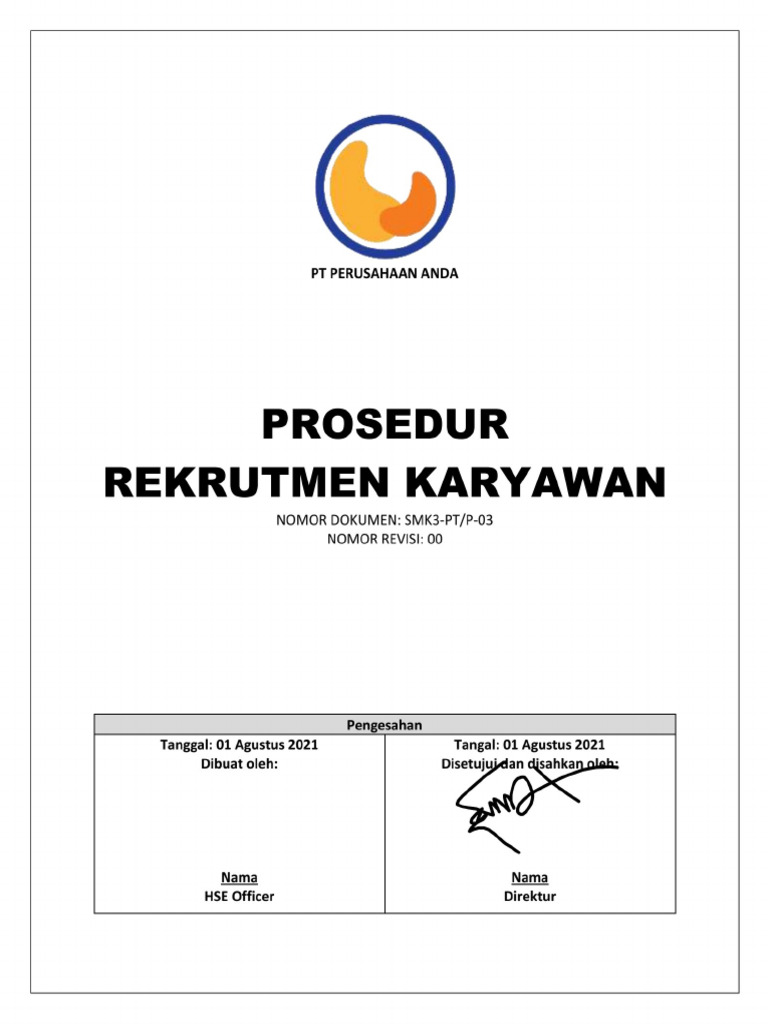 Prosedur Rekrutmen Karyawan Edit 06-01-2023 15.11.04 | PDF