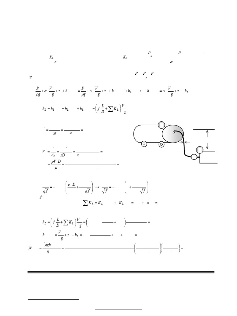 Pipe Flow Analysis for Fuel Oil Transfer | PDF | Fluid Dynamics ...