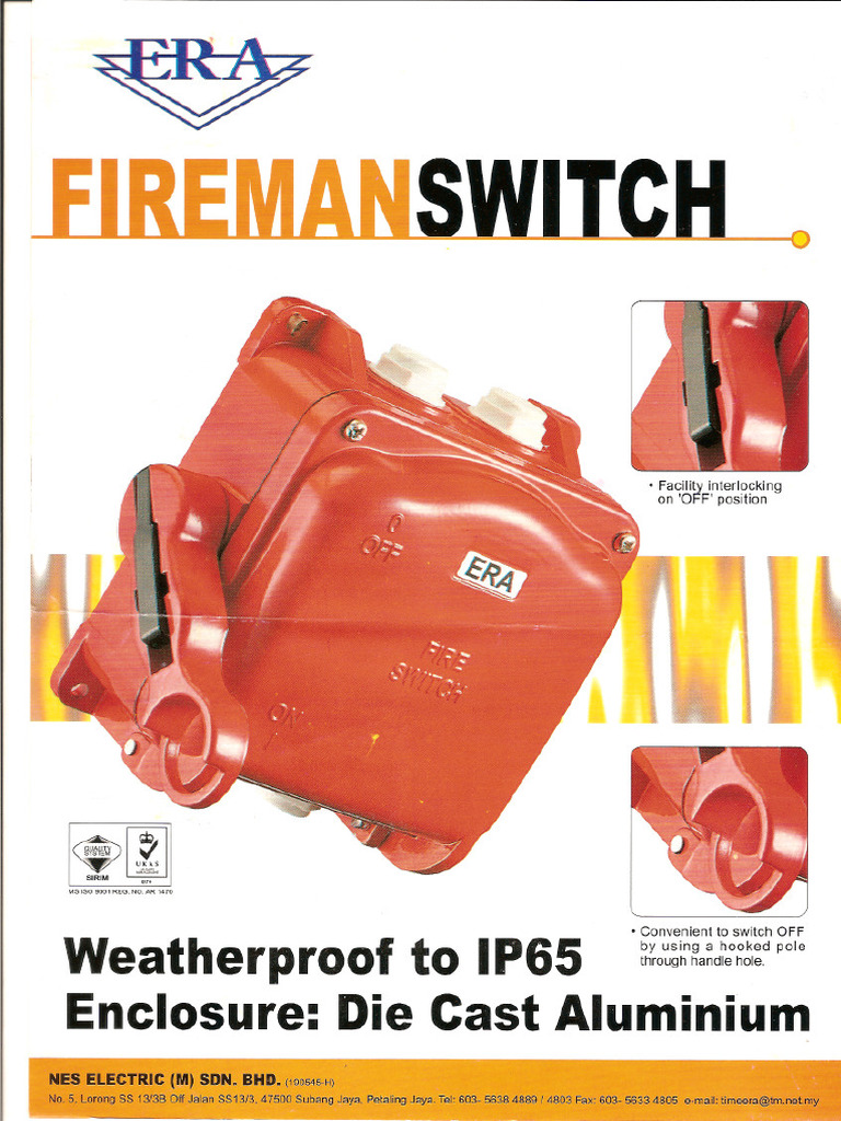 Era Fireman Switch | PDF