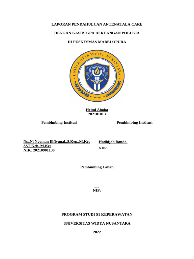 LP ANC, HELMI ABOKA 2A Kep | PDF