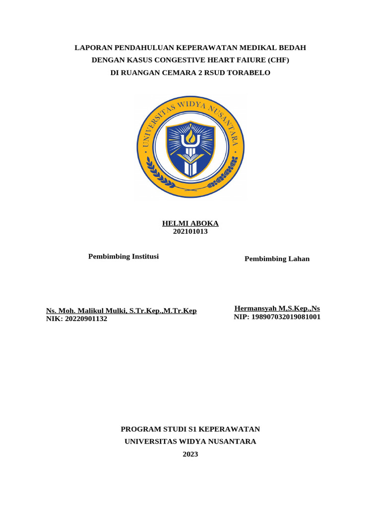 LP CHF - Helmi Aboka | PDF