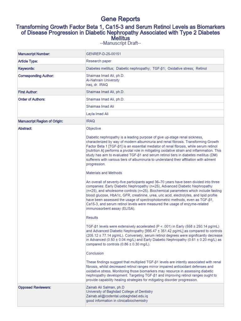 GENREP-D-25-00151 (3) | PDF | Blood Plasma | Kidney