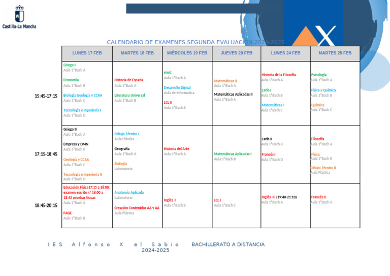 2425 Cronograma Exs Eval2 Web | PDF | Science