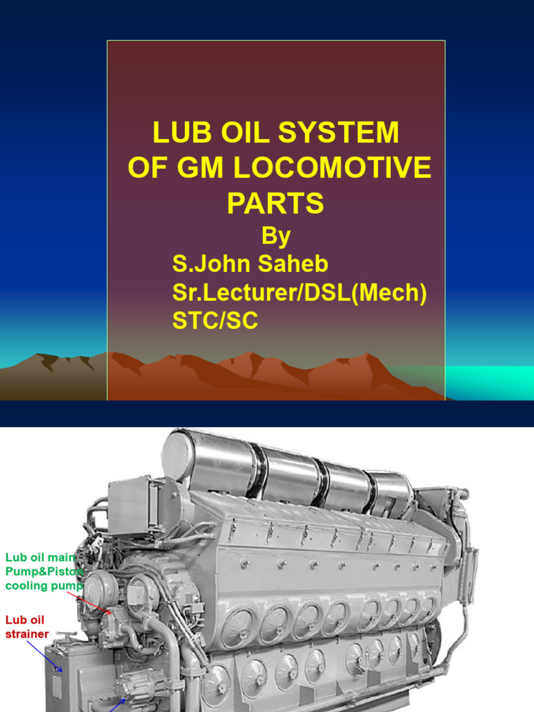HHP LUB OIL SYSTEM Parts | PDF | Turbocharger | Pump