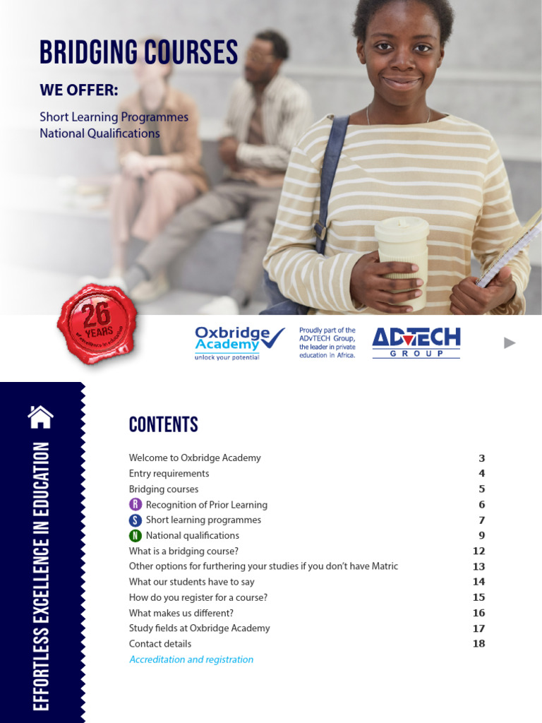 Brochure Bridging Courses | PDF