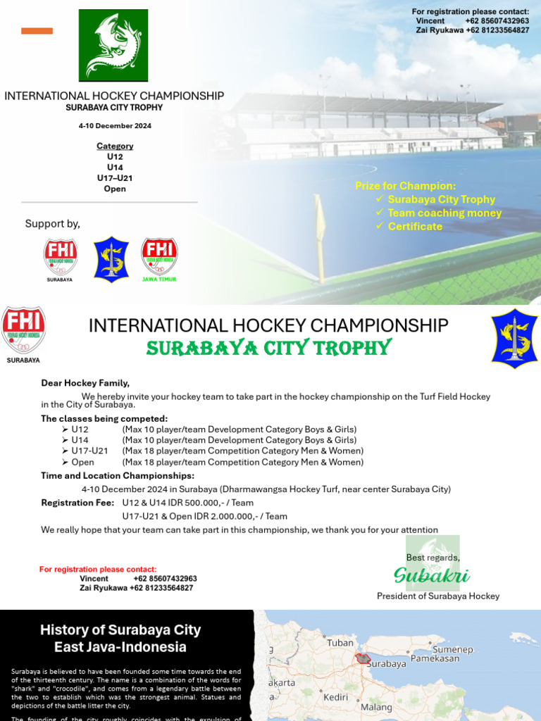 Surabaya Trophy 2024 | PDF | Indonesia