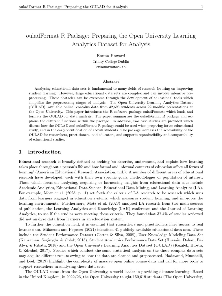 2501.08366v2 | PDF | R (Programming Language) | Analytics