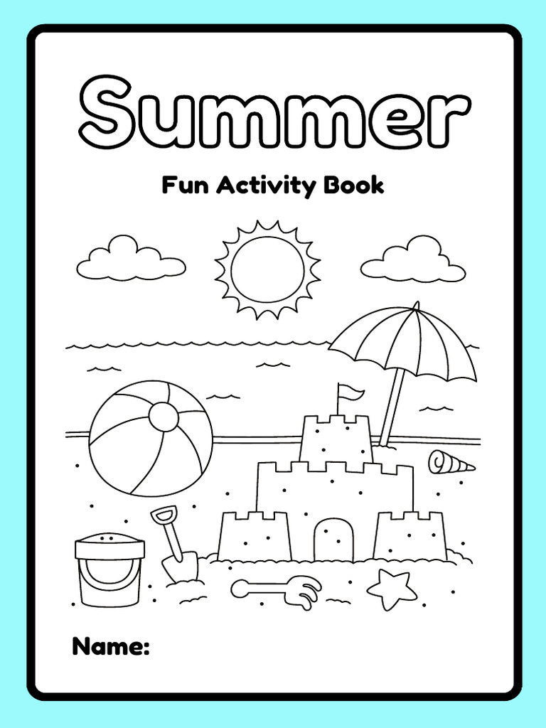K1 Beach Life Activity Book | PDF