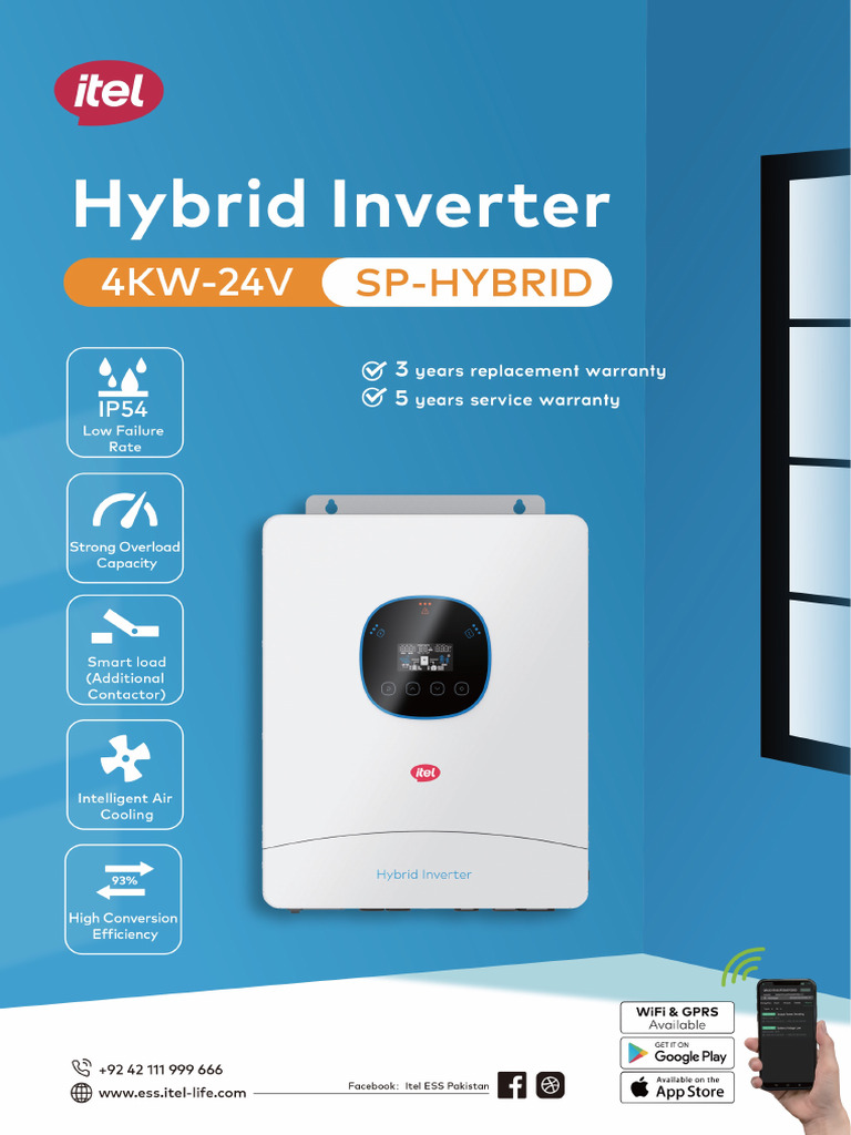 Itel 4kw 24v Sp Hybrid Ip54 2 | PDF