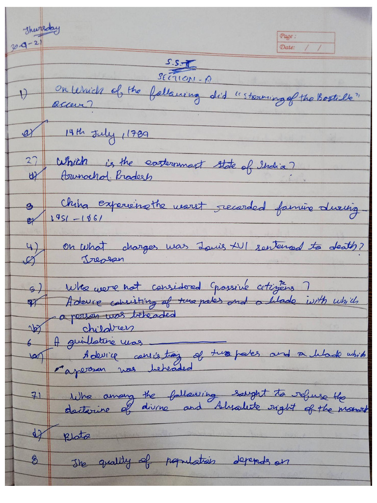 Class 9th SST Notes | PDF